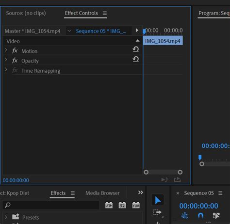 solved effect controls panel is missing effects adobe community