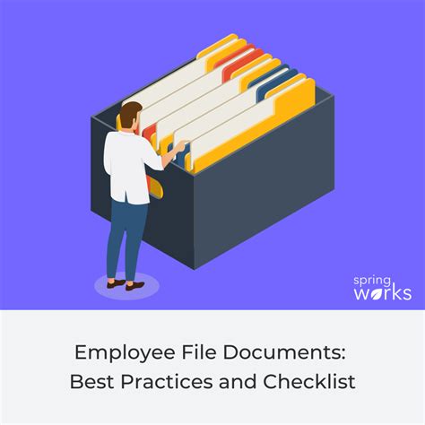 Employee File Documents Best Practices And Checklist