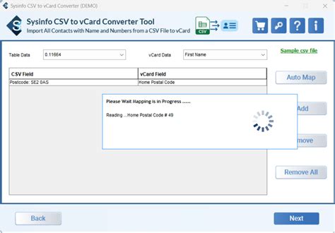Sysinfo Csv To Vcard Converter Download Free Windows 238 Softpedia
