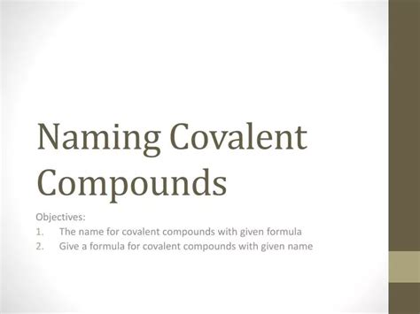 PPT Naming Covalent Compounds PowerPoint Presentation Free Download ID 5318641