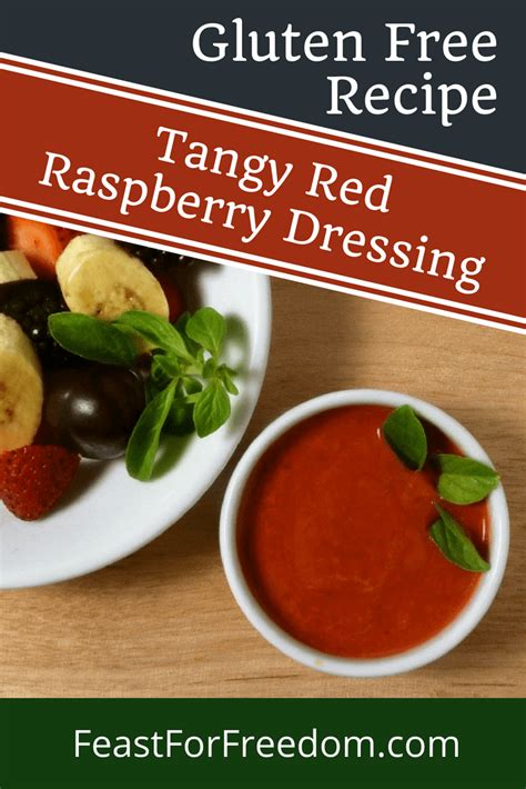 Tangy Red Raspberry Salad Dressing Vinaigrette Recipes Feast For