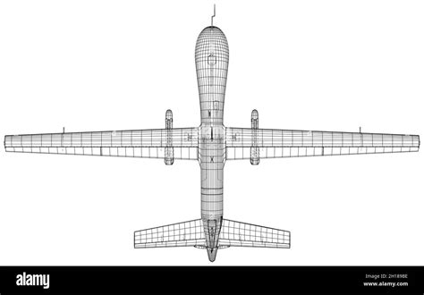 Predator Drone Drawing