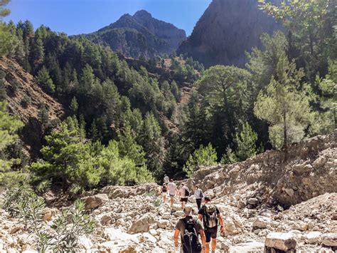 Hiking In Samaria Gorge National Park The Athenian Girl