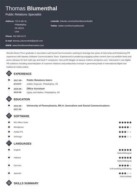 Functional Resume Template Pdf