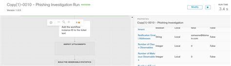 solved error when using workflow 0010 phishing investigation cisco