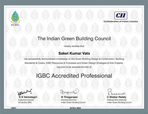 Saket Vats Pmp Ce Igbc Ap On Linkedin Igbcap Greenbuilding