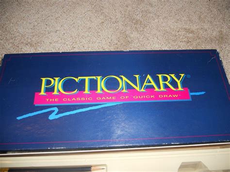Vintage Pictionary 1993 The Classic Game Of Quick Draw Milton Bradley