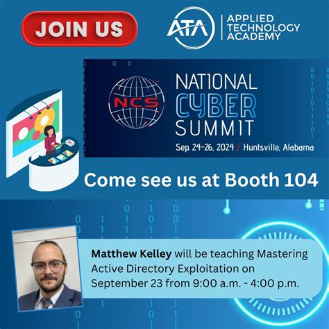 Nationalcybersummit Cybersecurity Appliedtechnologyacademy