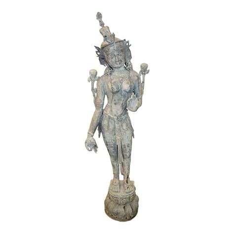 Bhudda Divine Sita Life Sized Bronze Brass And Zinc Garden Statue