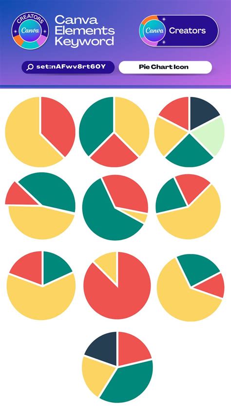 Canva Elements Keyword Pie Chart Icon Setnafwv8rt60y Icon Set