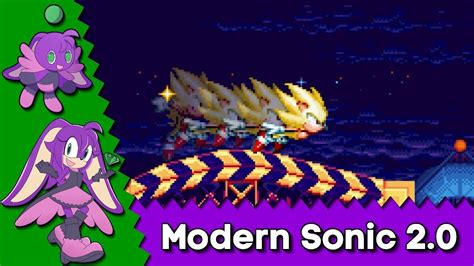 Modern Sonic 20 Update By Hortinus Mod Showcase Sonic Mania Plus