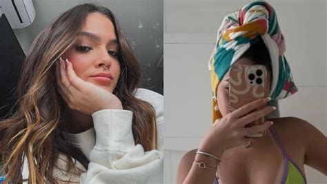 De Toalha Na Cabeça Mel Maia Exibe Marquinha De Biquíni E Tattoos Em