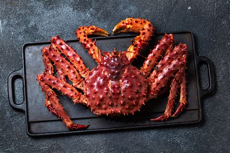 검은 배경에 레몬과 실란트로 왕 게 맨 위 보기 알라스카킹크랩에 대한 스톡 사진 및 기타 이미지 알라스카킹크랩 겨울 그릇