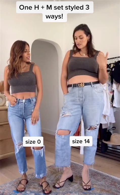 Women Compare Xl And Xs Sizes Of The Same Clothes And Their Videos Go Viral Bored Panda