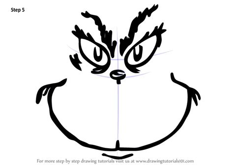 How To Draw The Grinch Easy Grinch Step By Step DrawingTutorials101