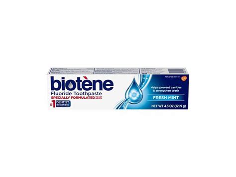 Biotene Fluoride Toothpaste Fresh Mint 4 3 Oz 121 9 G Ingredients And