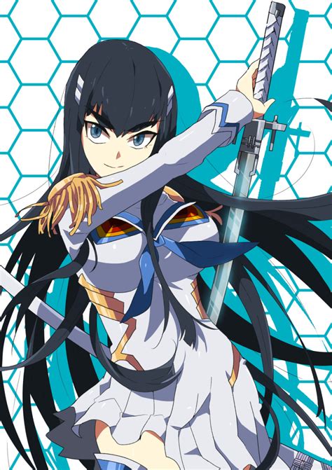Safebooru 1girl Bakuzan Black Hair Blue Eyes Breasts Commentary