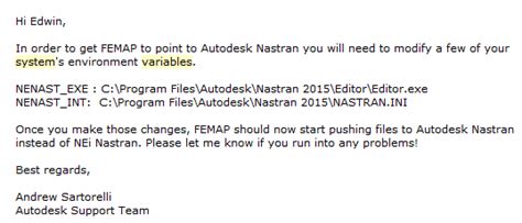 Solved Femap And Nastran Autodesk Community