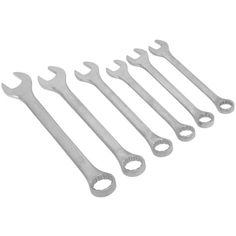 Sealey Ak63259 Combination Spanner Set 6pc Jumbo Metric Rapid Electronics