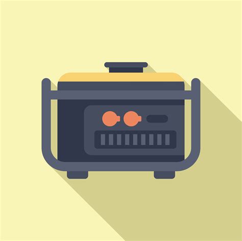 Portable Generator Providing Power During Power Outage 47634002 Vector