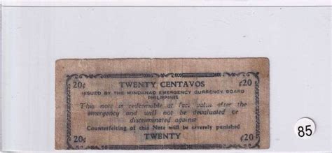Philippines Emergency Wwii Currency Star Coin And Currency Llc