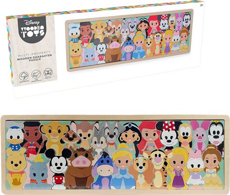 Rompecabezas De Personajes De Disney Wooden Toys 25 Piezas Juguetes