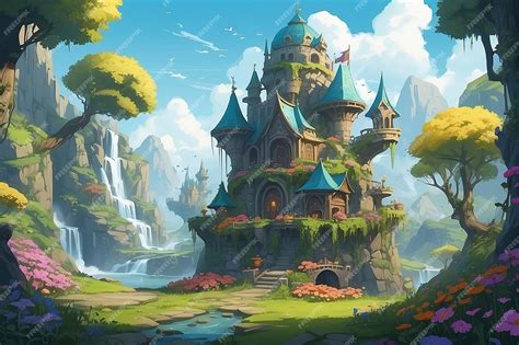 Premium Photo Purity Symbol Video Game Environment Concept Art