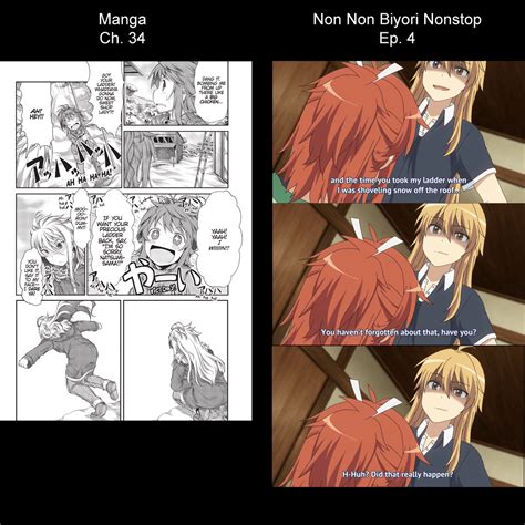 I Love This Subtle Little Nod To The Manga In Non Non Biyori Nonstop