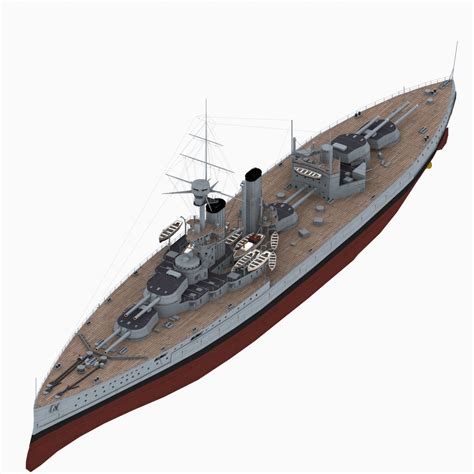 Battleship King Georg V Ww1 Class 3d Model 59 Max Free3d