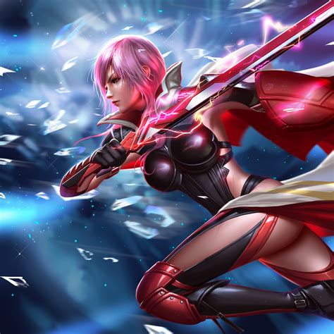 Lightning Farron Final Fantasy And More Drawn By Liang Xing Danbooru