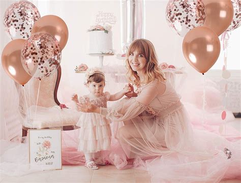 Rose Gold Confetti Balloon Bouquet With 8 Balloons Bridal Etsy
