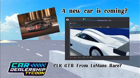 A New Limited Car Is Coming To Cdt Car Dealership Tycoon Youtube