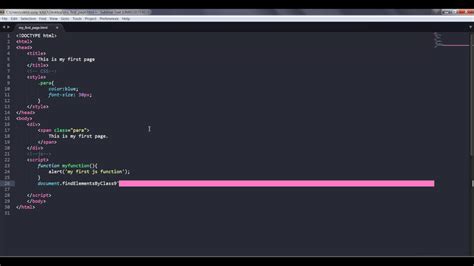Web Fundamentals Lecture 4 Simple Javascript Example Youtube