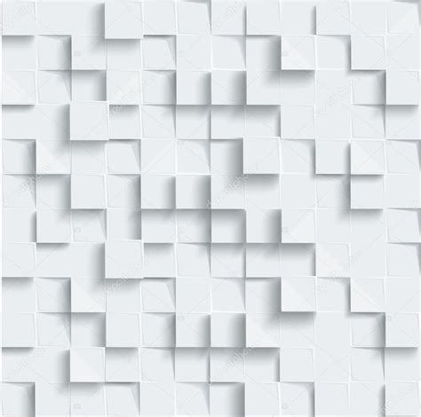 Vector Abstract Geometric Shape From Gray Cubes White Squares — Stock