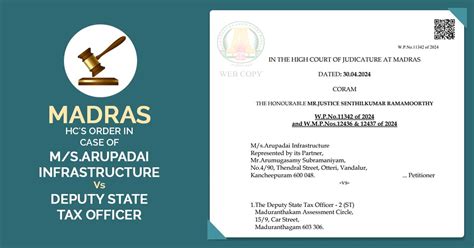 Madras Hc Directs Reconsideration Of Assessment Order Due To