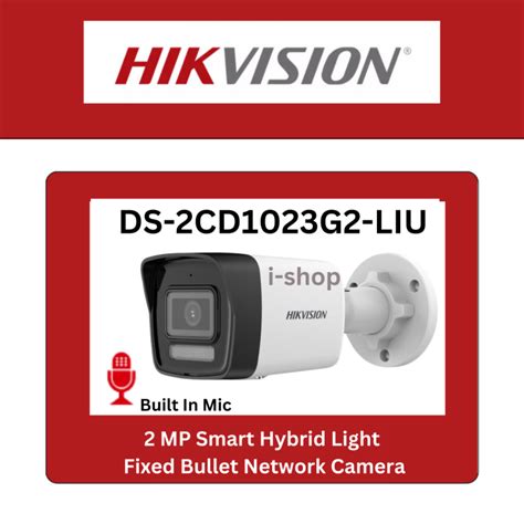 SG Local Hikvision DS CD G LIU MP Smart Hybrid Light Fixed Bullet Network Camera I Shop