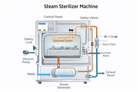 What Is A Steam Sterilizer Definition Uses Process Diagram