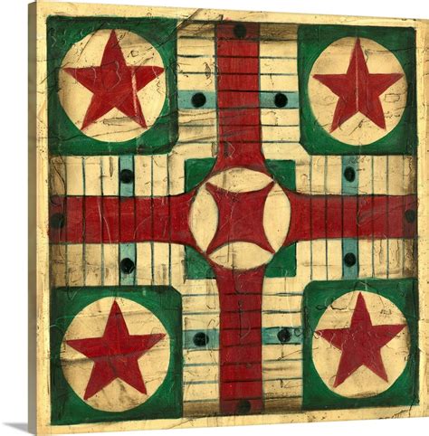 Antique Parcheesi Great Big Canvas
