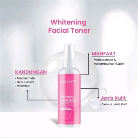 Jual ANIMATE WHITENING FACIAL TONER 100ml Shopee Indonesia