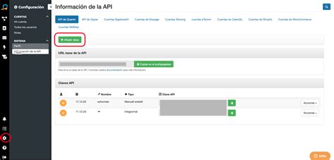 Crear Clave API Quentn Manual