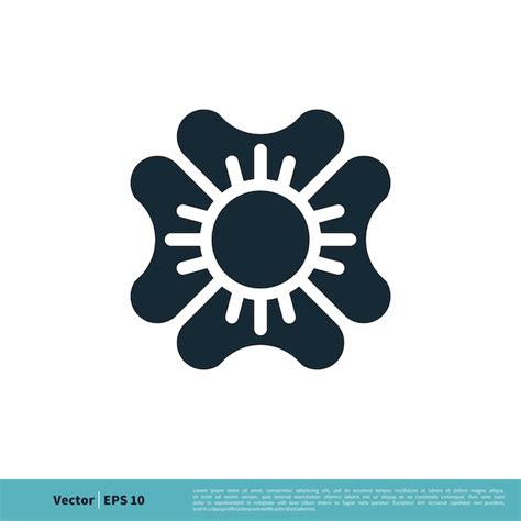 Modèle De Logo Vectoriel Dicône De Fleur De Fleur Ornementale