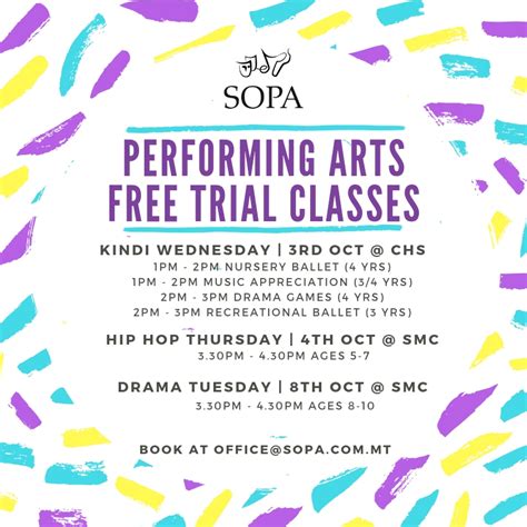 Free Class Trial At Sopa Sopa