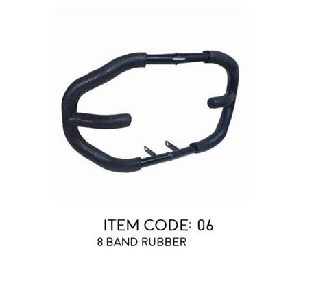 8 Bend Rubber Diamond Leg Guard Crash Bar For Royal Enfield Classic