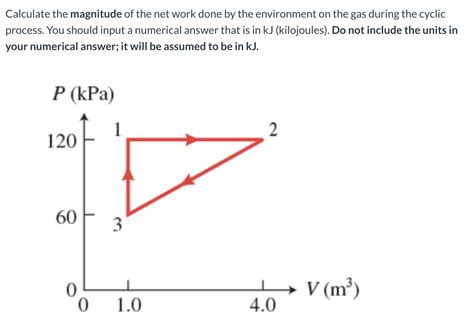 solved calculate the magnitude of the net work done by the