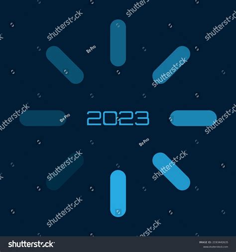 2023 Vector Illustration Loading Concept Stock Vector Royalty Free