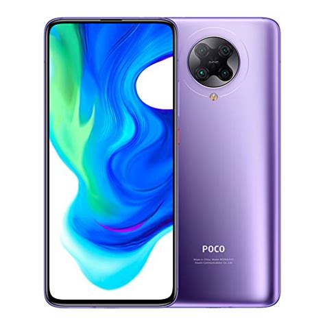 Xiaomi Poco F Pro G Smartphone AMOLED GB GB MP Porpora Electric Purple