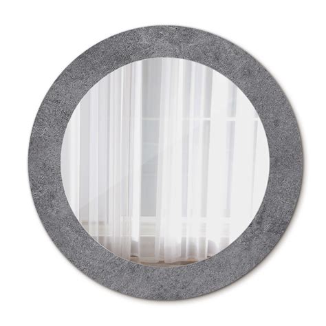 Nowoczesne Lustro Okrągłe Tekstura betonowa 60cm Tulup Sklep EMPIK