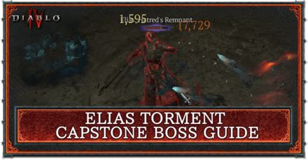 Elias Torment Capstone Boss Guide Diablo D Game