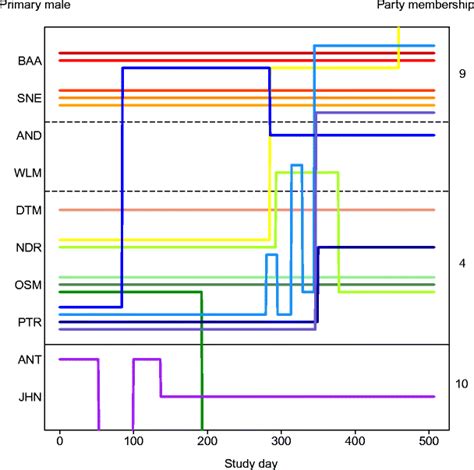 A Schematic Of The Temporal Changes In Female Associations With Primary Download Scientific