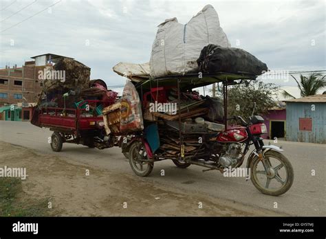 Garbage Collection In Motokar In Puerto Pizarro Deparment Of Tumbes